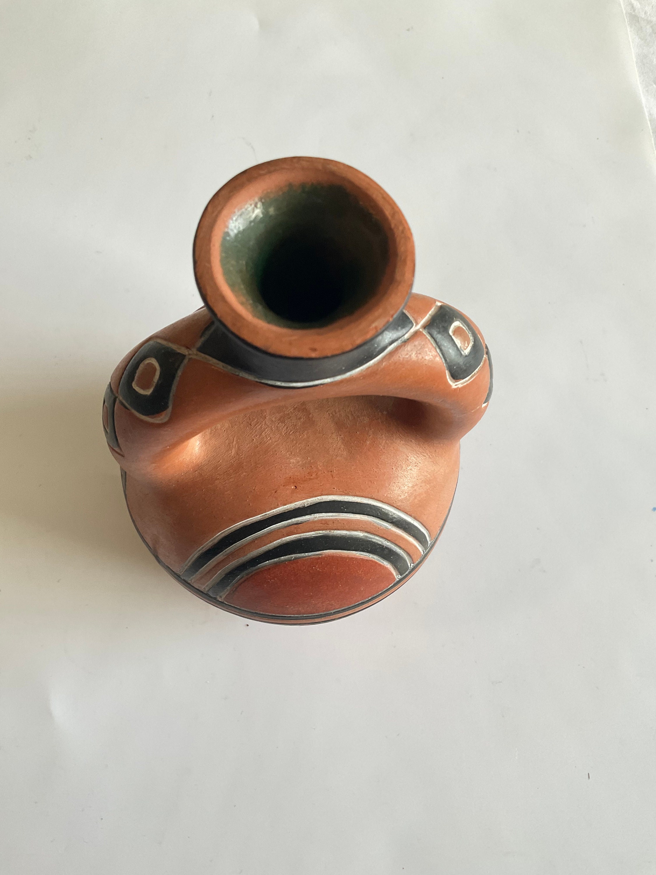 Vintage Stirrup Spout Pottery Vessel. Ancient Design of South - Etsy