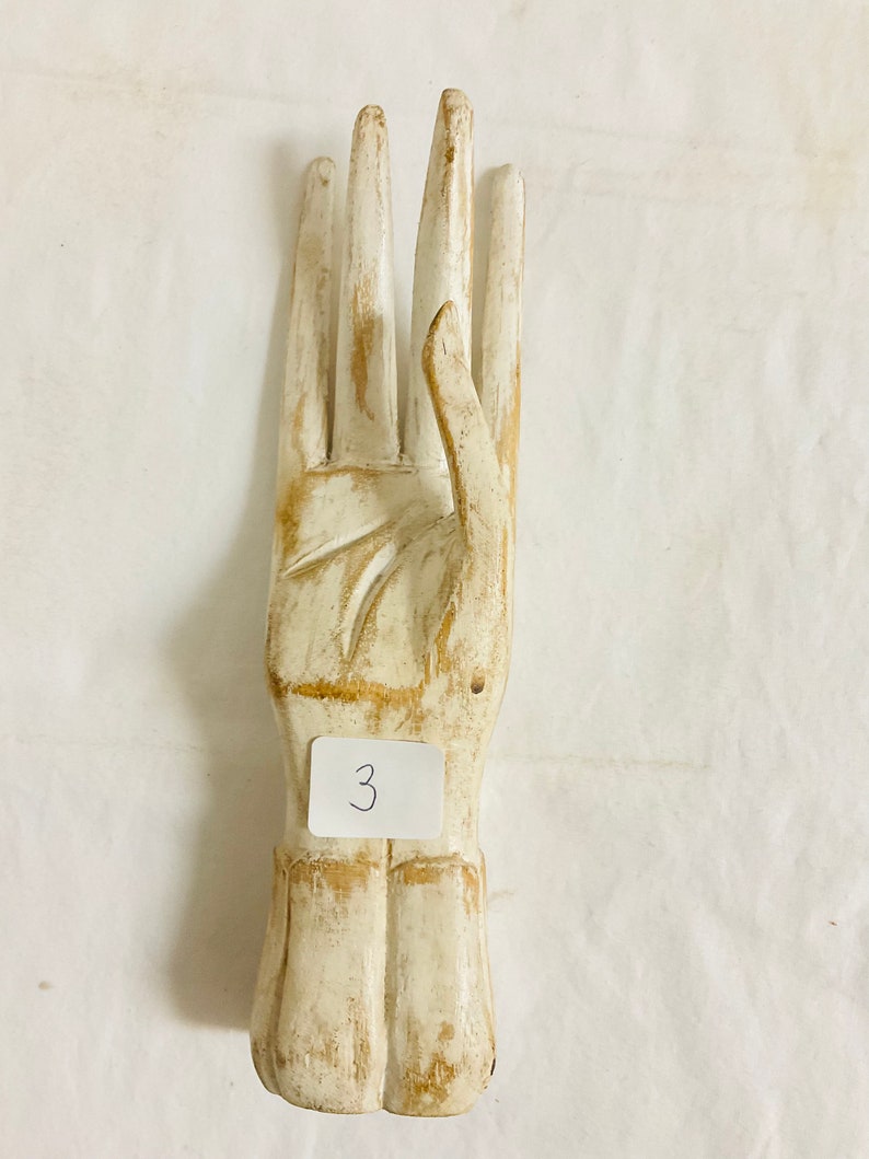 Ring Display Holder. Wooden Hand Ring Display. Hand Carved. - Etsy