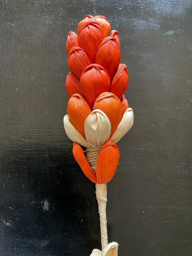 Corn Husk Flowers. Handmade Using Dyed Dried Corn Husks. - Etsy