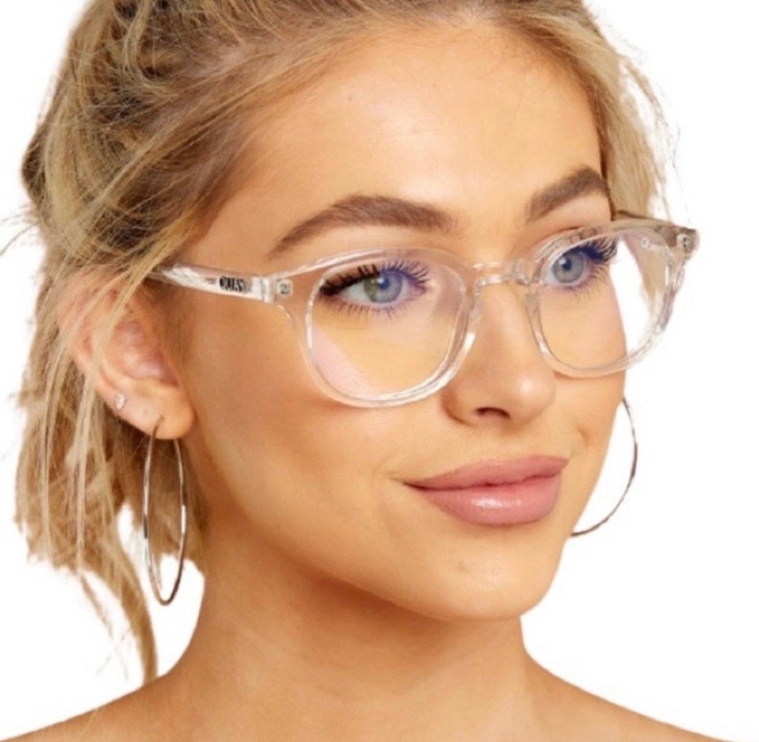 Quay Australia Quay Australia Blue Light Glasses in Peach New in Case ...