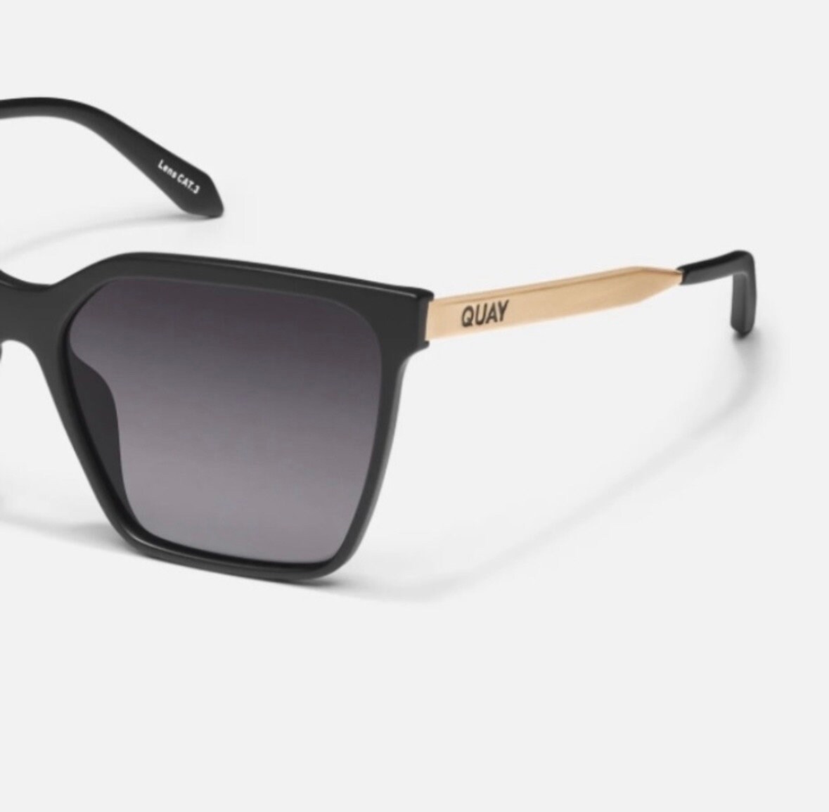 Quay Australia Level up Remixed Square Polarized Sunglasses New in Case ...