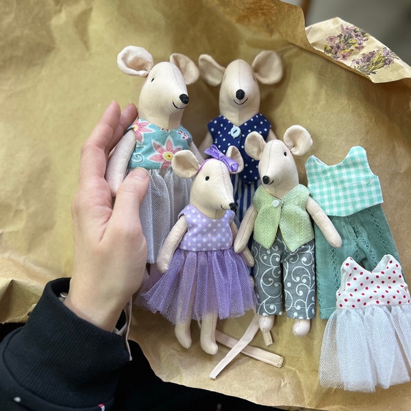 Stuffed Mouse - Etsy