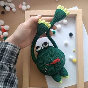 Crochet Pattern Frog Fidget Toy Kids, Stretchable Amigurumi Sensory Toy ...