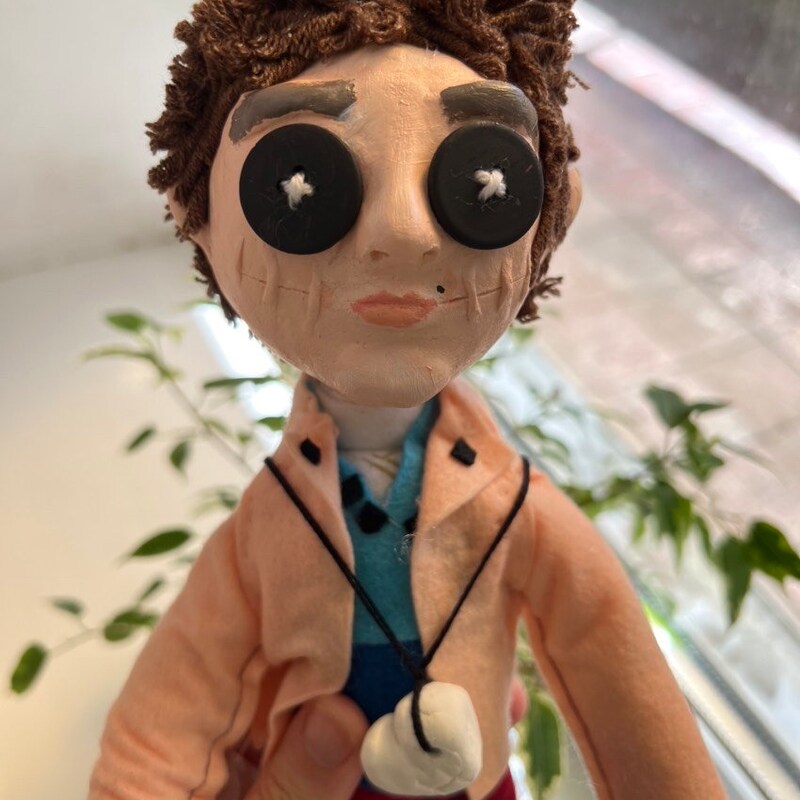 Coraline Button Eye Plush Doll - Etsy