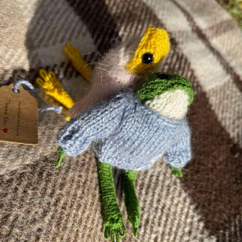 Frog and Toad Plush - Etsy