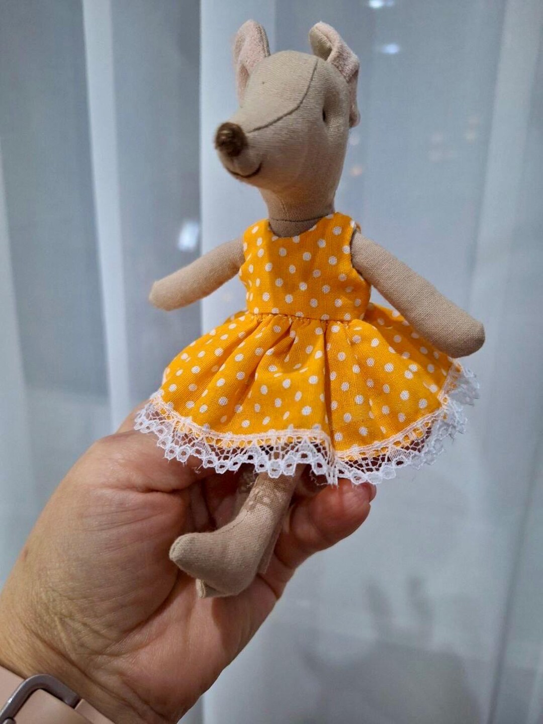 Maileg Mouse Dress Miniature Clothing Easter Clothes Outfit Big Sister ...