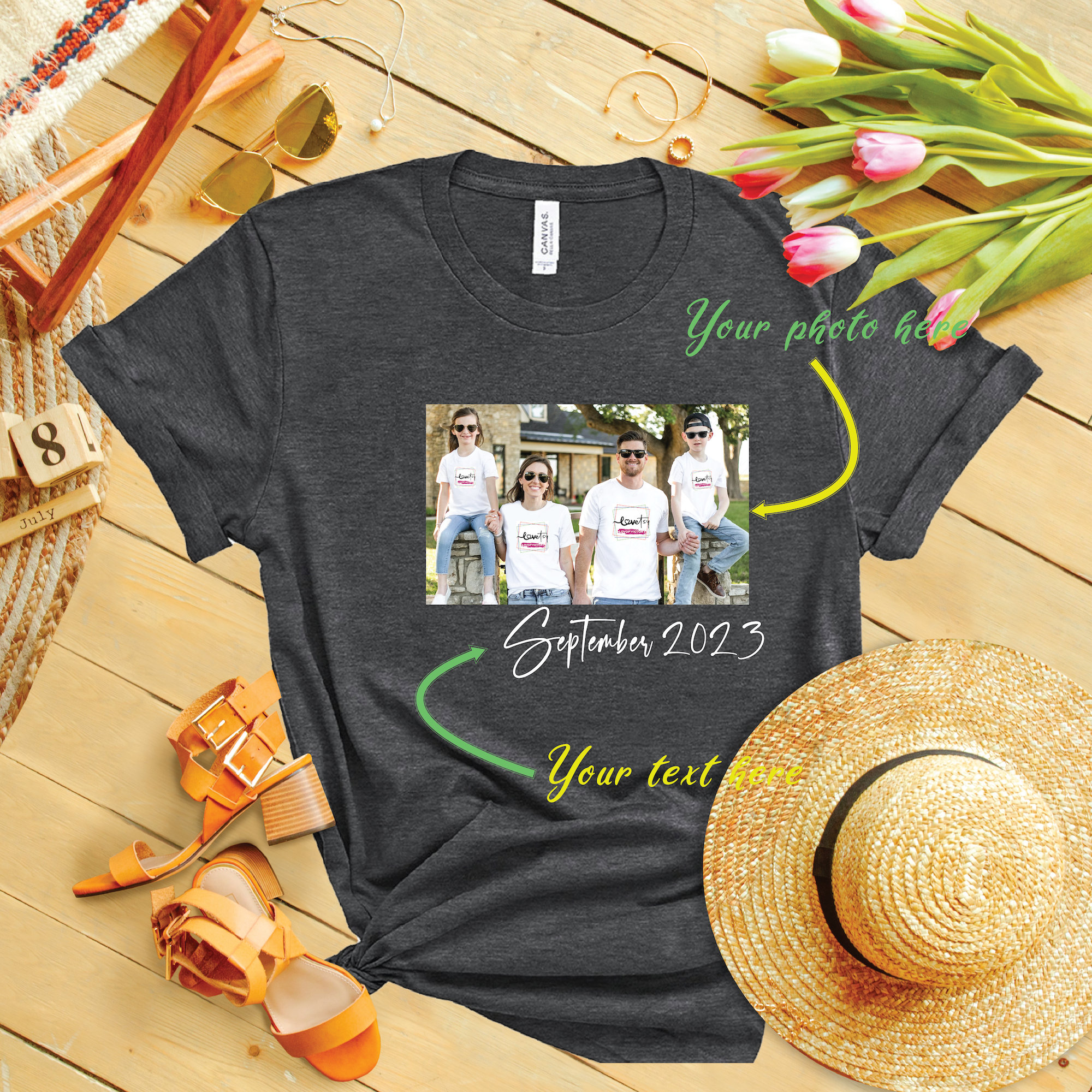 Custom Photo Shirt, Custom Shirt With Photo, Photo Shirt, Custom T ...