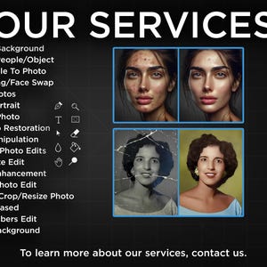 Custom Photo Editing Services: Retouch, Colorize, Restore - Etsy