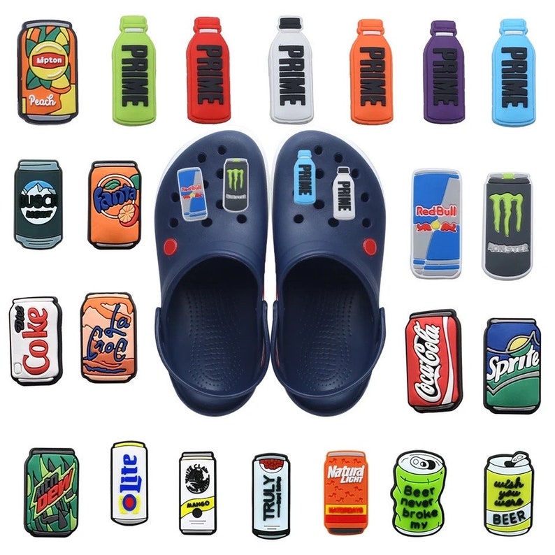 Croc Jibbitz Coke Diet Coke Drink Shoe Buckle Creative - Etsy