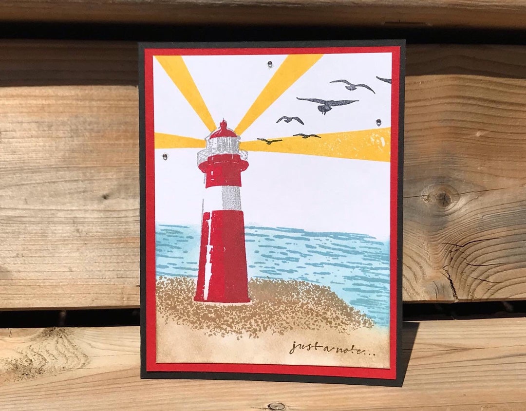 Just a Note Lighthouse Greeting Cards - Etsy UK