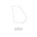 Georgia: Minimalist Line Art - Etsy