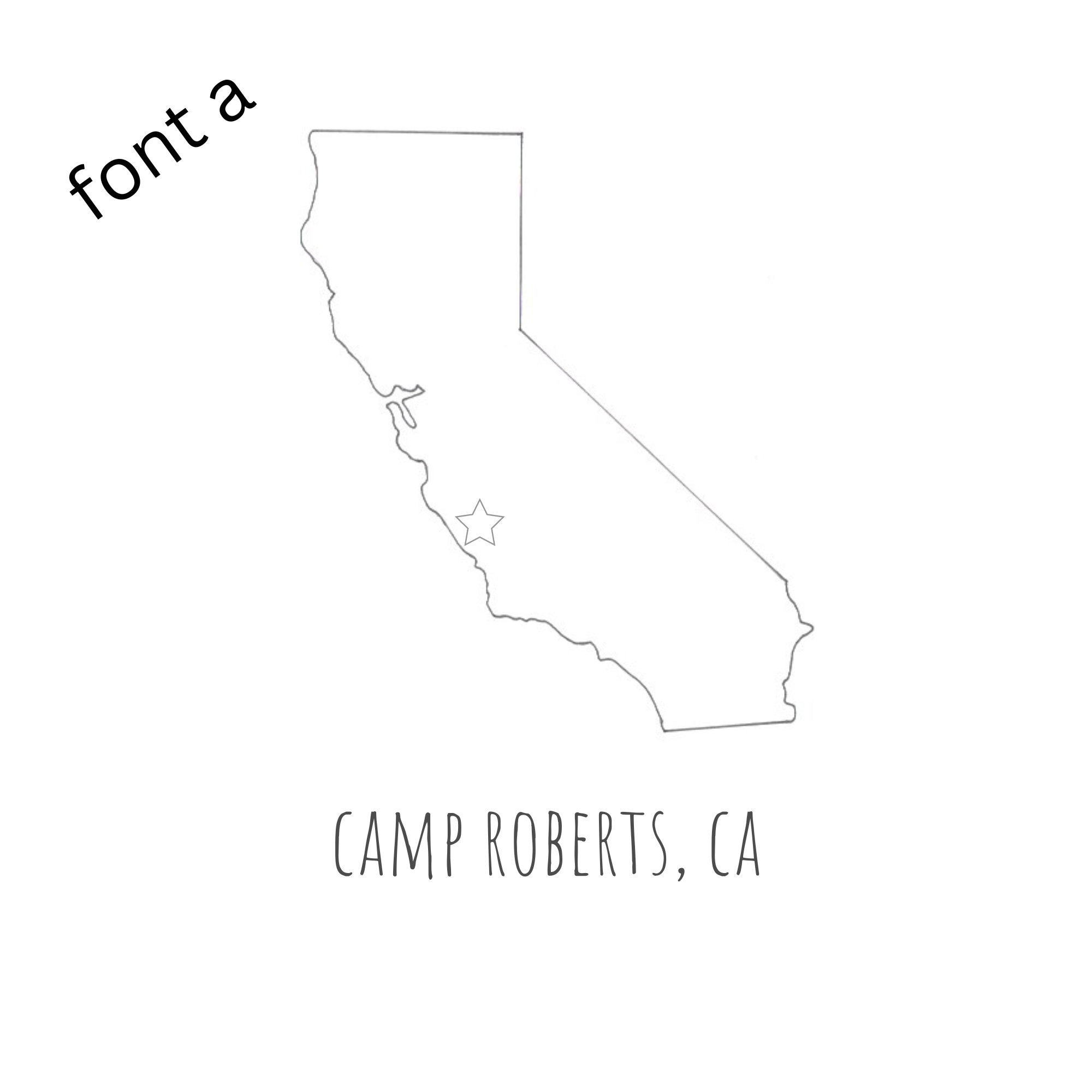 California: Minimalist Line Art - Etsy
