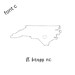 North Carolina: Minimalist Line Art - Etsy