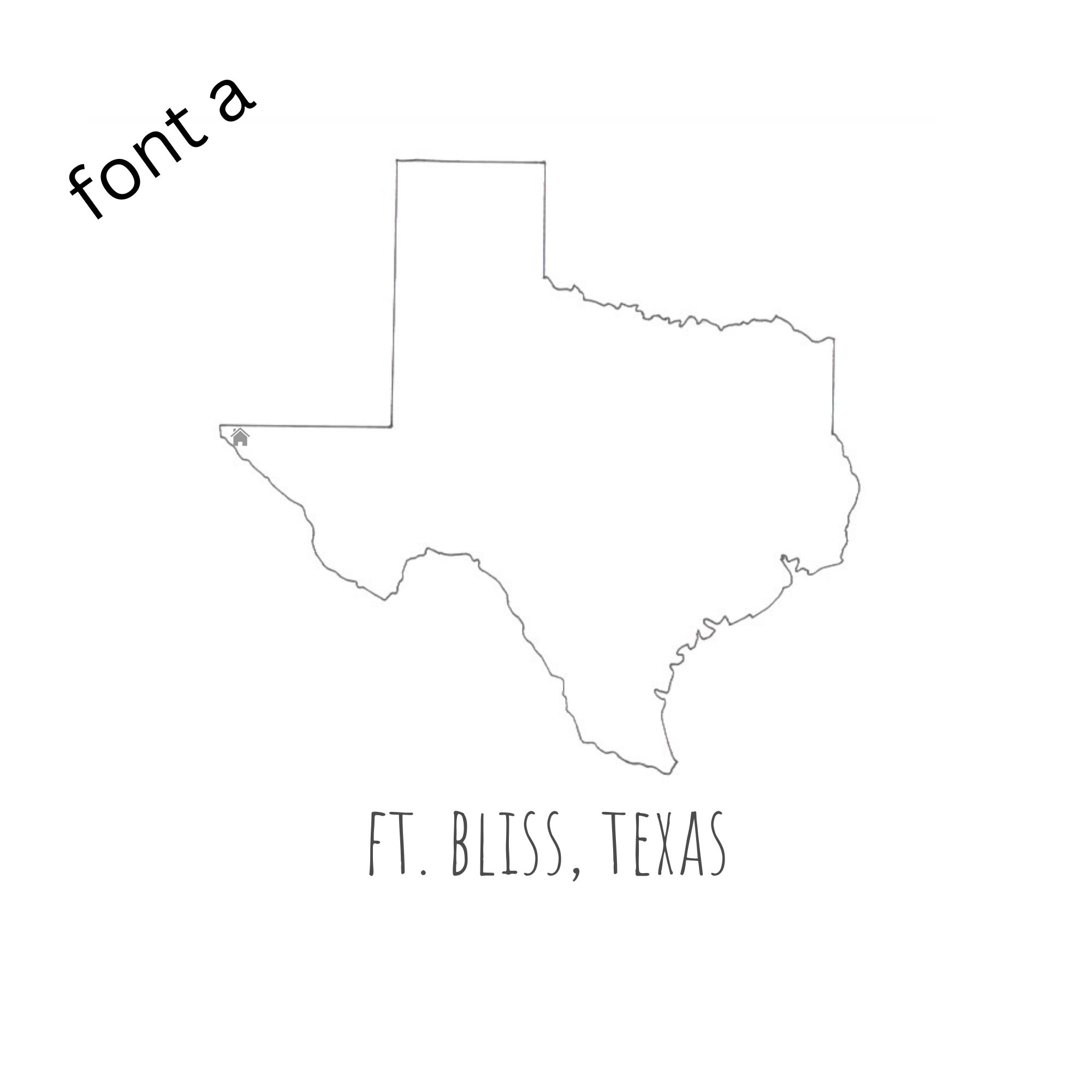 Texas: Minimalist Line Art - Etsy