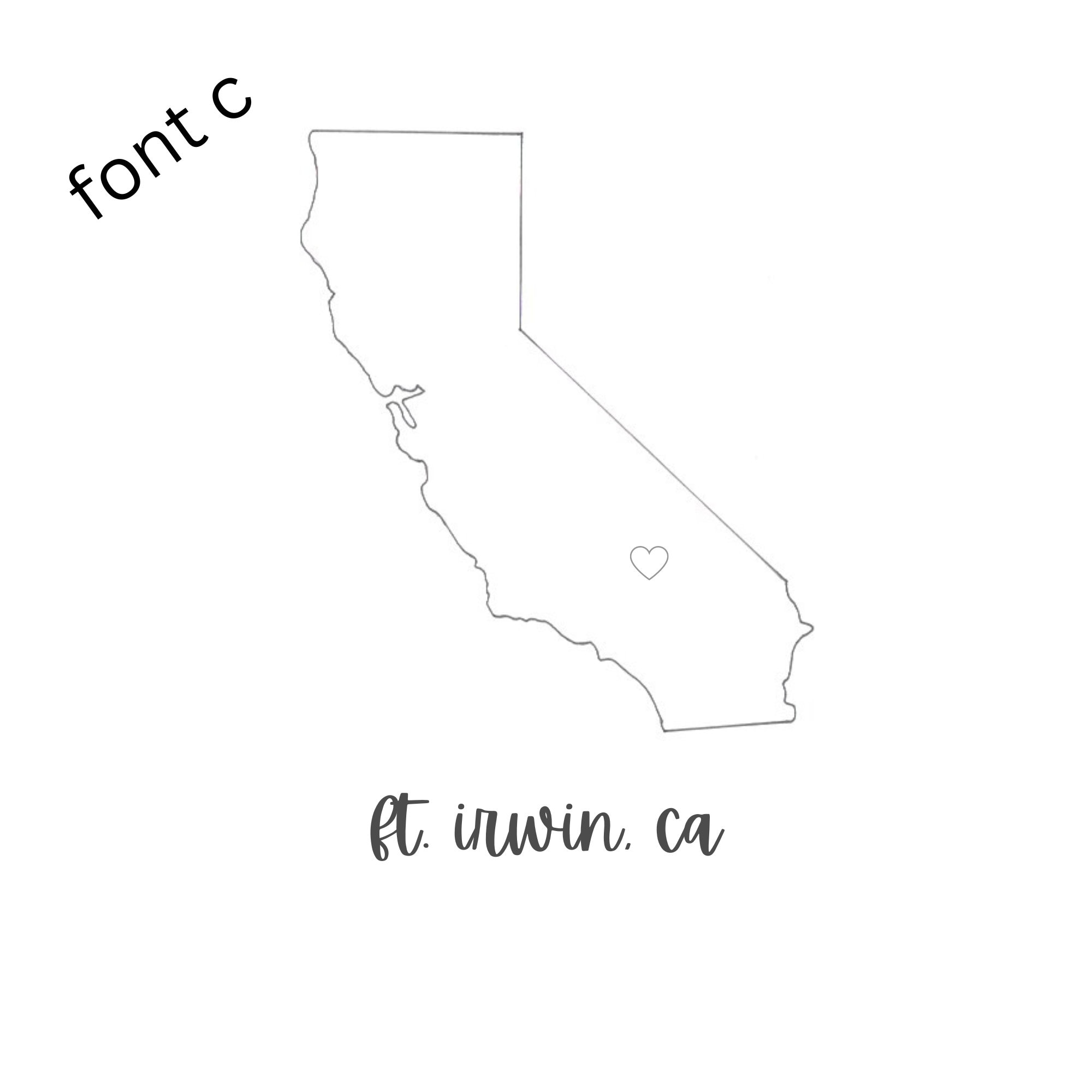 California: Minimalist Line Art - Etsy