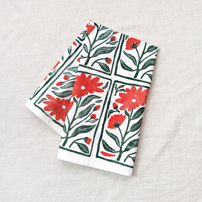 Tea Towel Fabric - Etsy