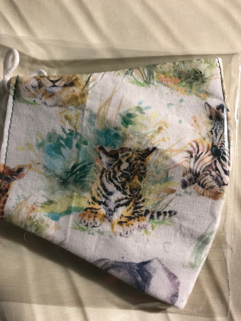 African Safari Animals Face Mask...5 to Choose From - Etsy