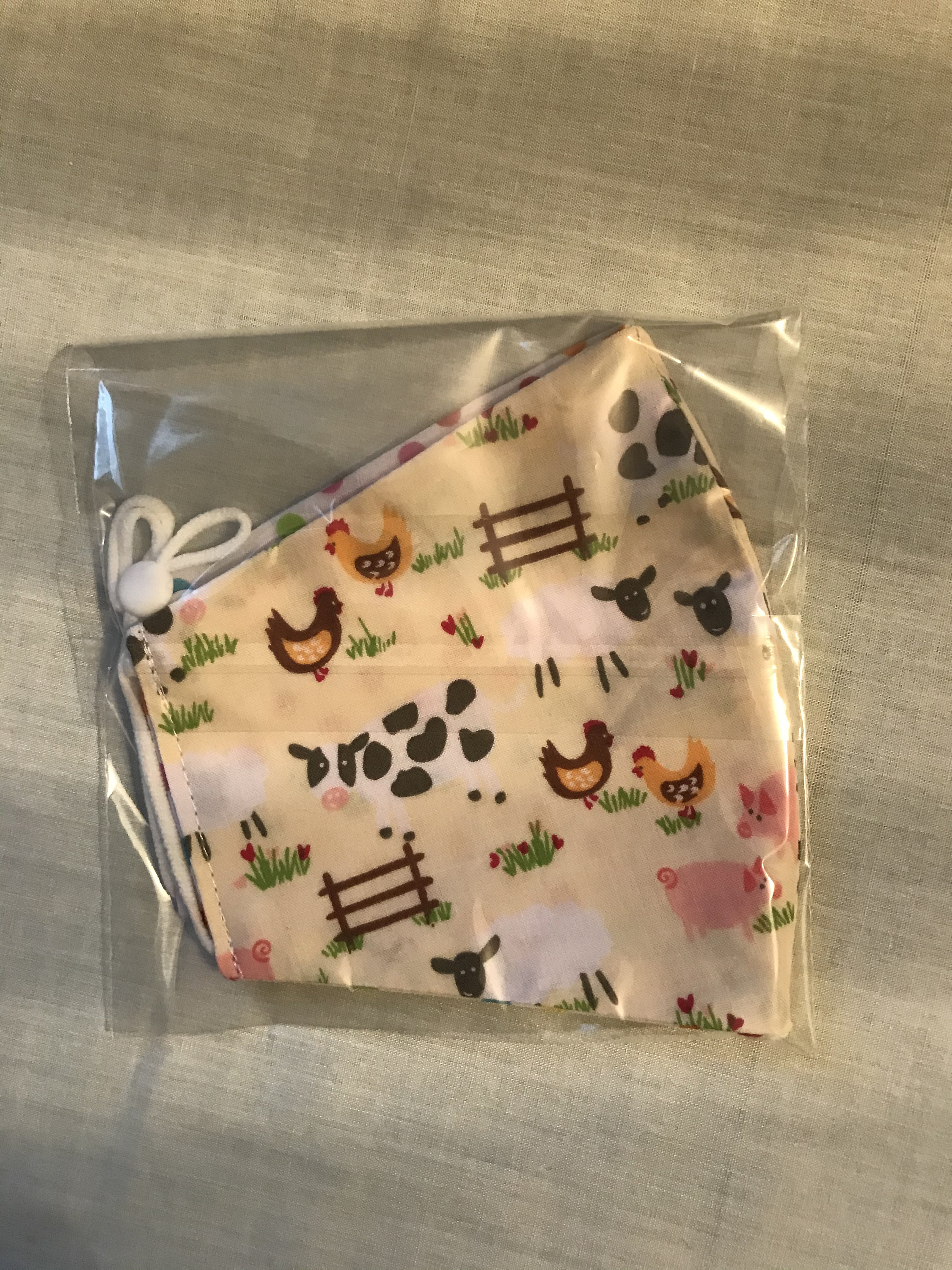 Novelty Farm Yard Face Mask. 5 Colours. 100% Cotton - Etsy UK