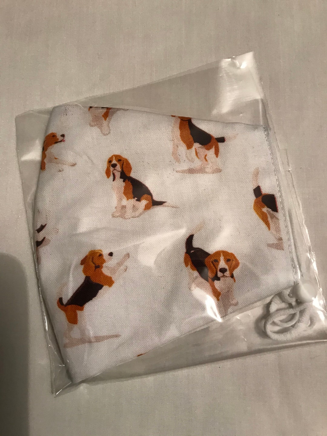 English Beagle Hound Dog Face Mask - Etsy