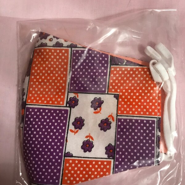 Patchwork Face Mask - Etsy