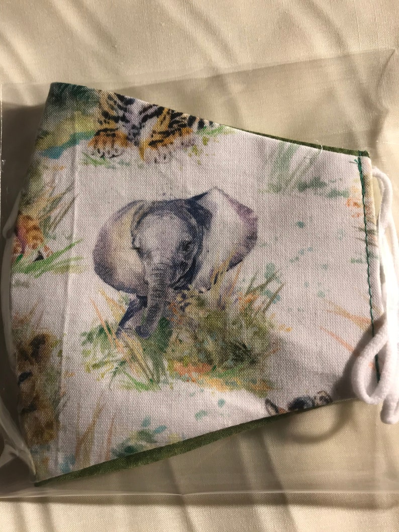 African Safari Animals Face Mask...5 to Choose From - Etsy