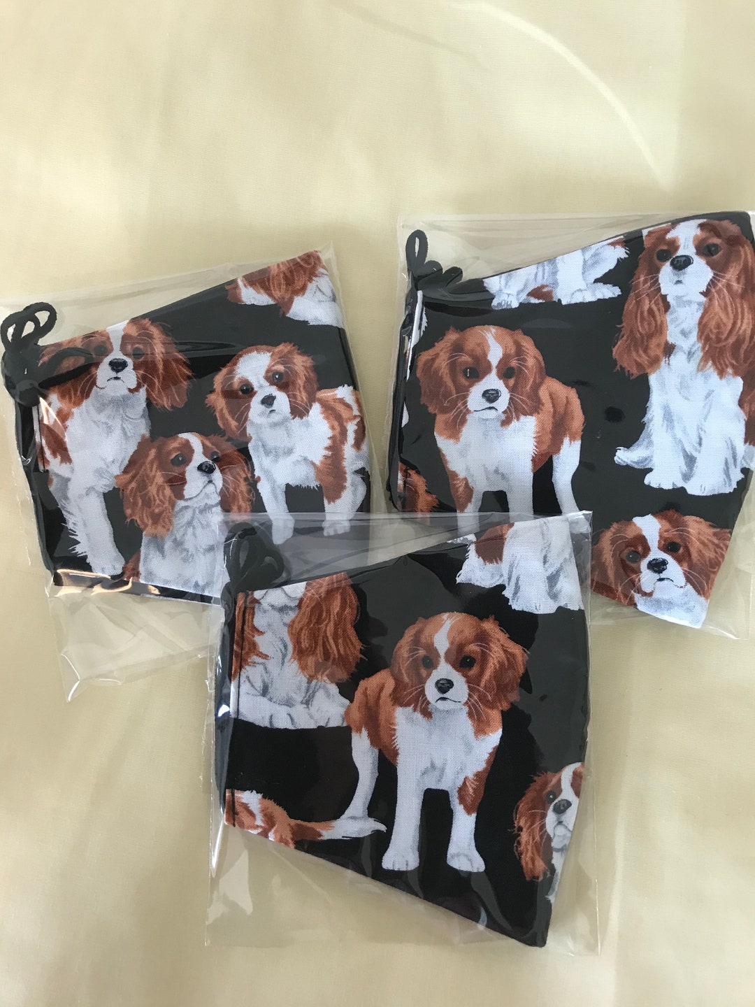 Cavalier King Charles Spaniel Dog Face Mask - Etsy