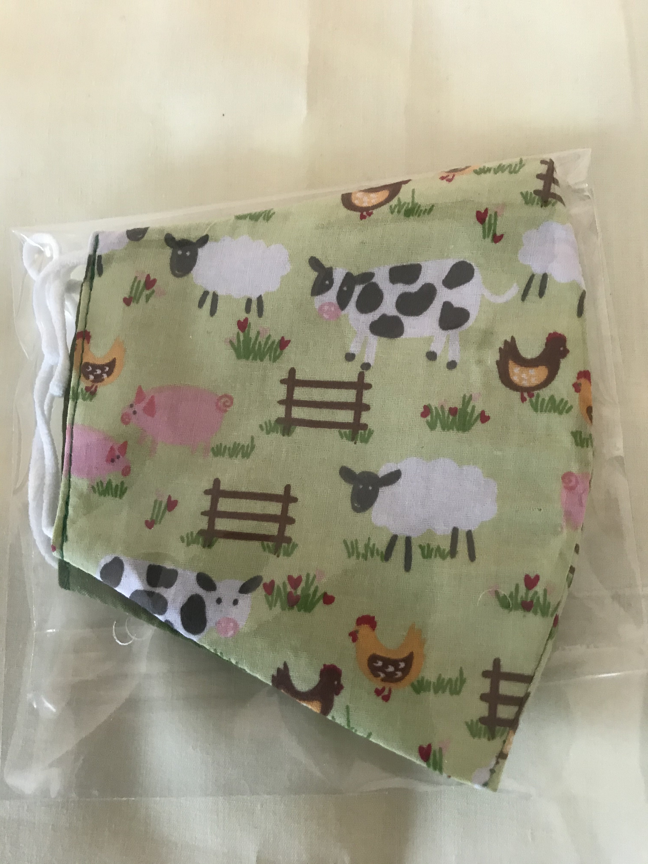 Novelty Farm Yard Face Mask. 5 Colours. 100% Cotton - Etsy UK