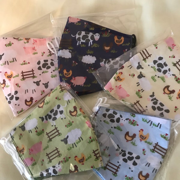 Farm Animal Mask - Etsy