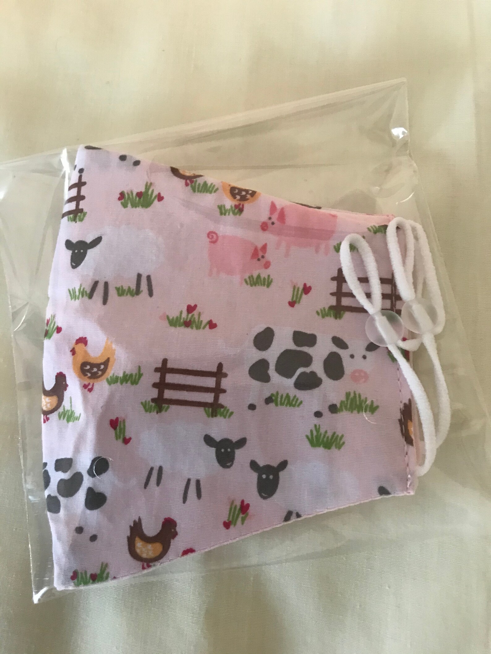 Novelty Farm Yard Face Mask. 5 Colours. 100% Cotton - Etsy UK