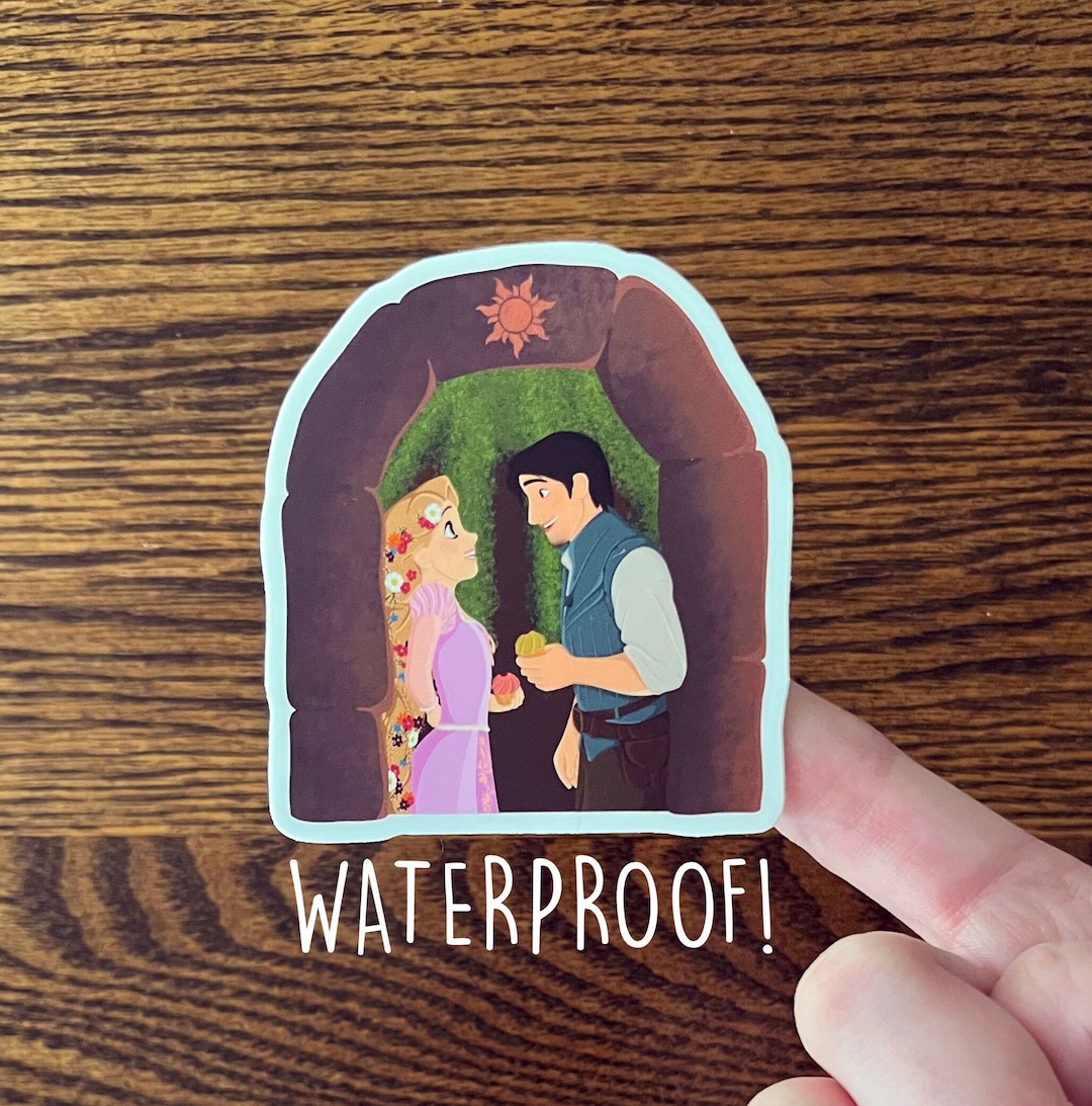 Disney Tangled 2.75x3in WATERPROOF Sticker Rapunzel/flynn - Etsy