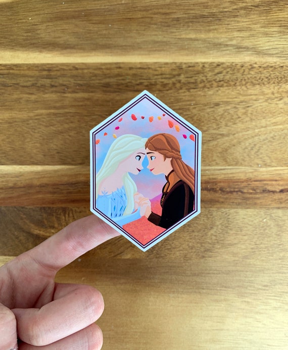 Disney Frozen 2 Anna and Elsa 3x2.125in Vinyl Sticker Elsa - Etsy