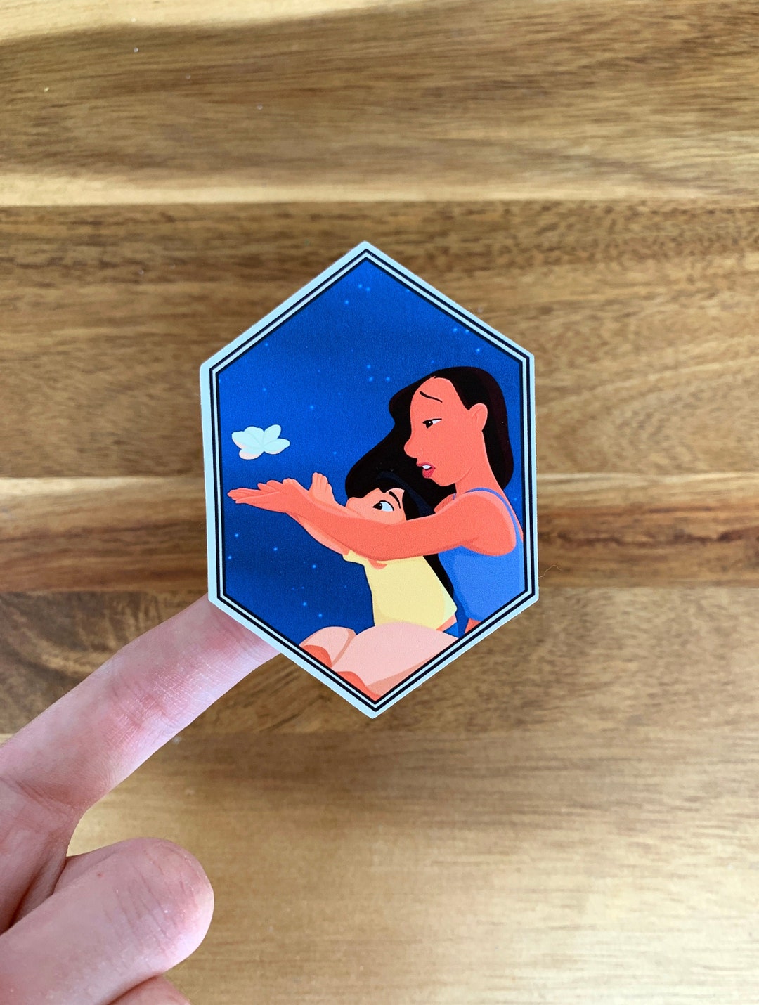 Disney Lilo and Stitch 3x2.125in Sticker Lilo and Nani/hawaii Aloha ...