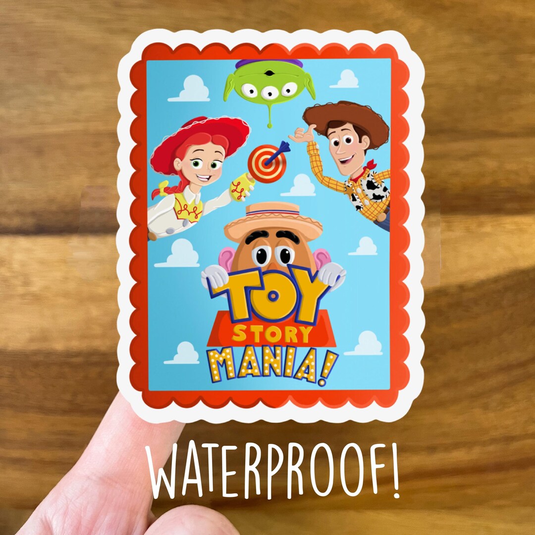 Toy Story Mania WATERPROOF Sticker - Disney Parks / Hollywood Studios ...