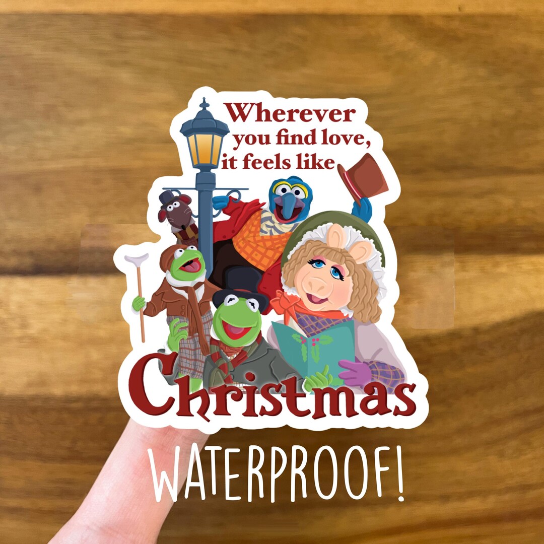 Muppets Christmas Carol WATERPROOF Sticker - Disney/muppet Show/scrooge ...