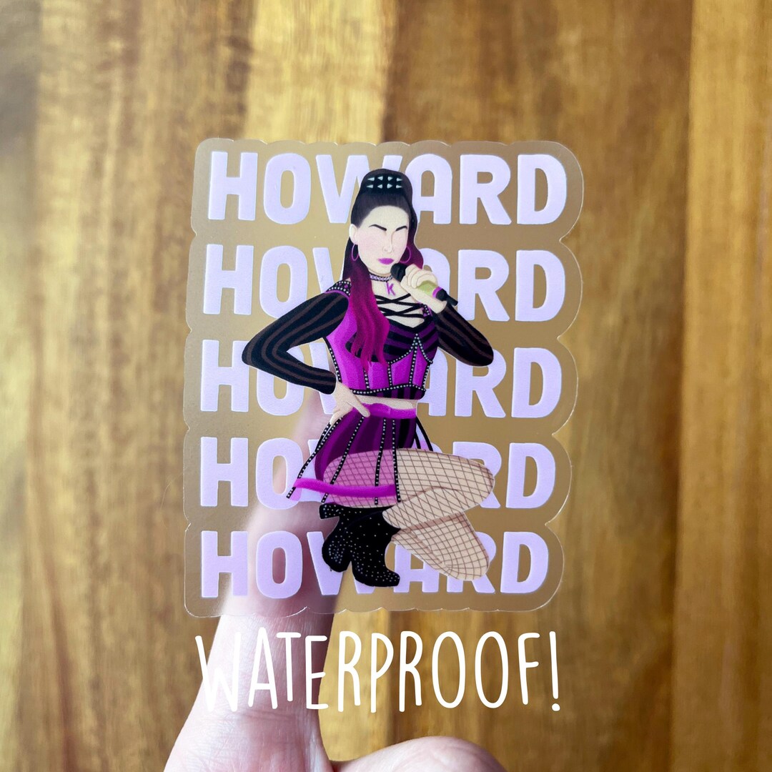 Six the Musical Katherine Howard WATERPROOF CLEAR Sticker - Broadway ...