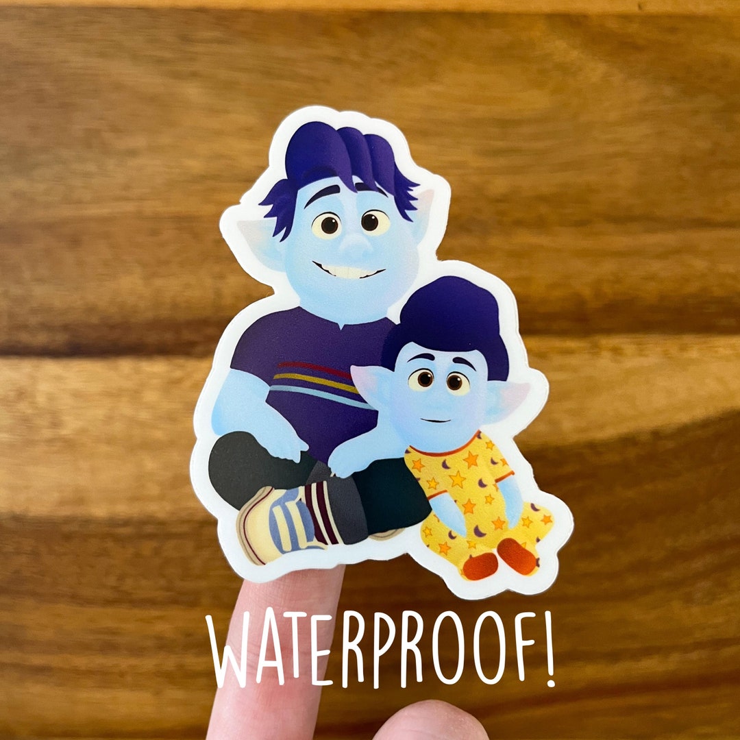 Disney Pixar Onward Brothers 2.5x3in WATERPROOF Sticker - Ian Lightfoot ...