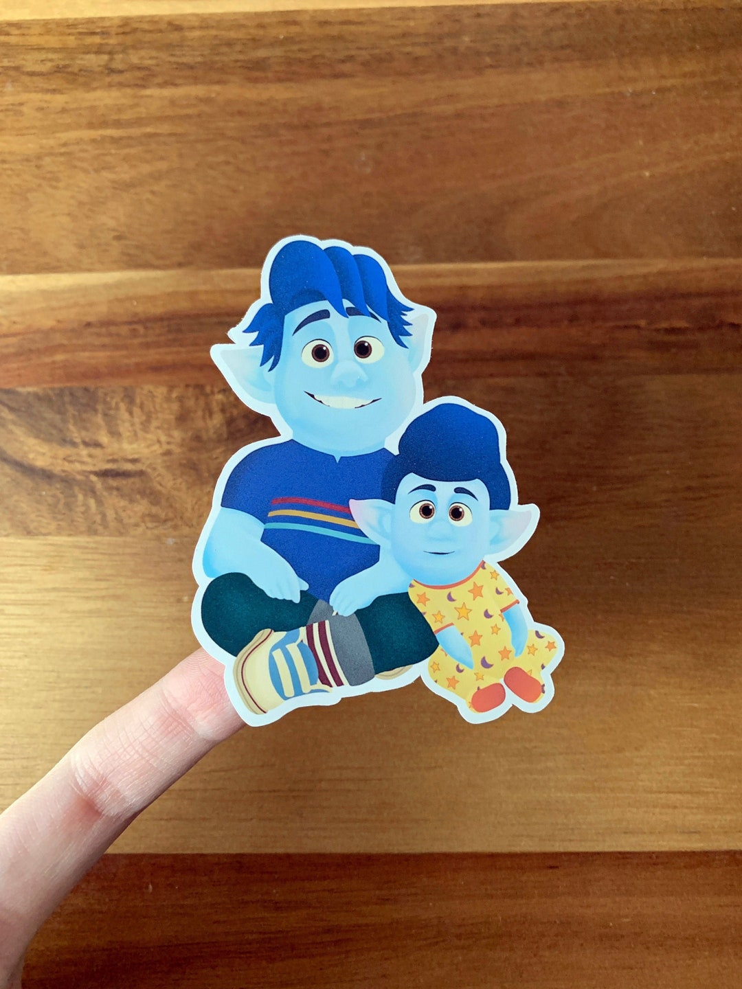 Disney Pixar Onward 3.25x2.5in Sticker Ian and Barley/water Bottle ...