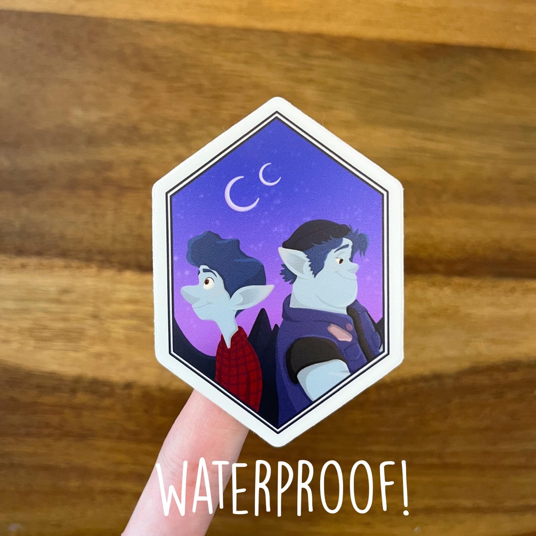 Disney Pixar Onward 2x3in WATERPROOF Sticker - Ian Lightfoot/barley ...