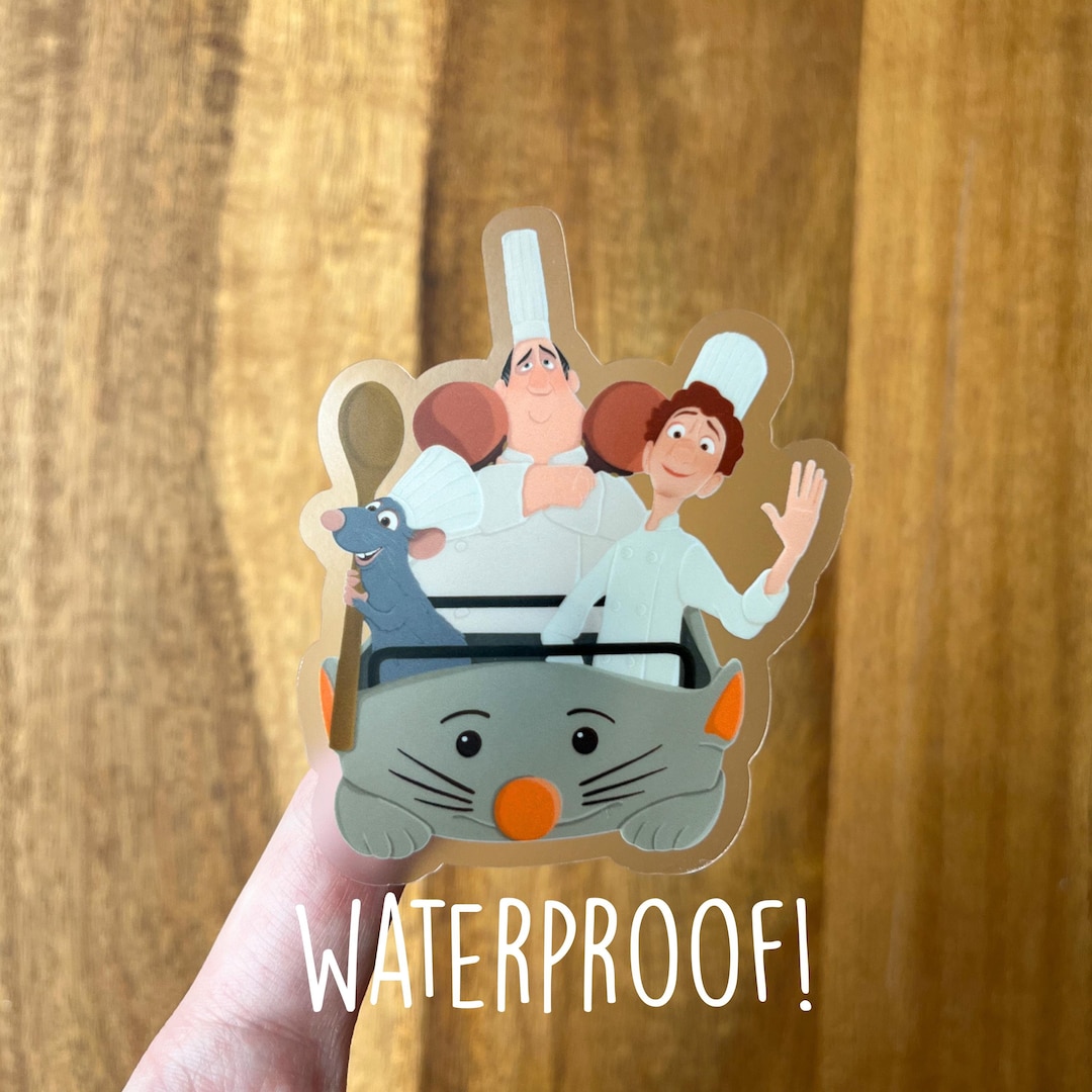 Disney Remy's Ratatouille Adventure WATERPROOF CLEAR Sticker - Epcot ...