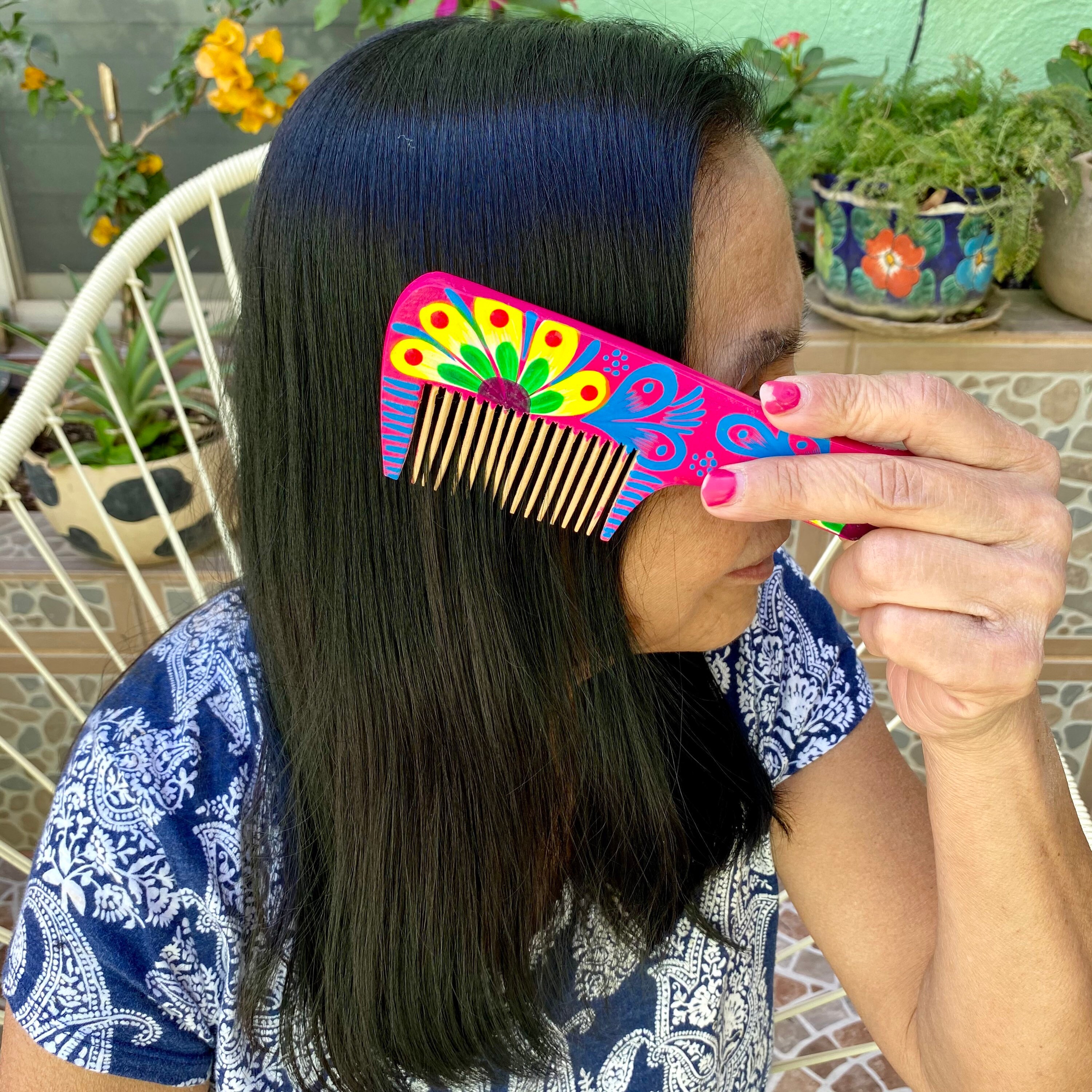 Colourful and Unique Comb. Artisanal Handmade Comb. Hand - Etsy UK