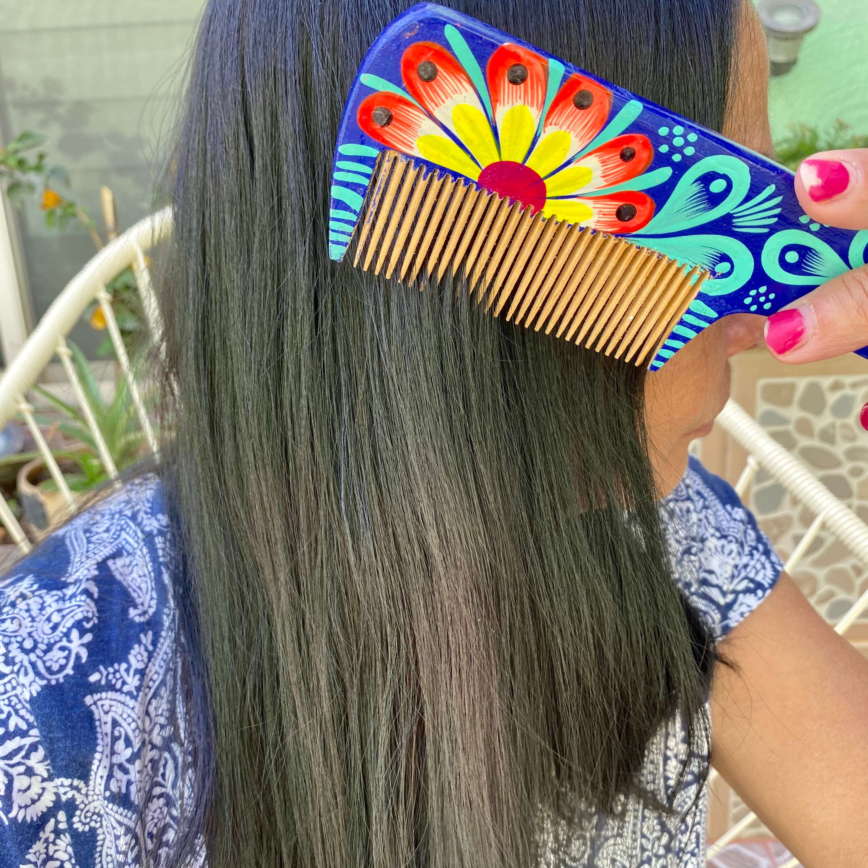 Colourful and Unique Comb. Artisanal Handmade Comb. Hand - Etsy UK