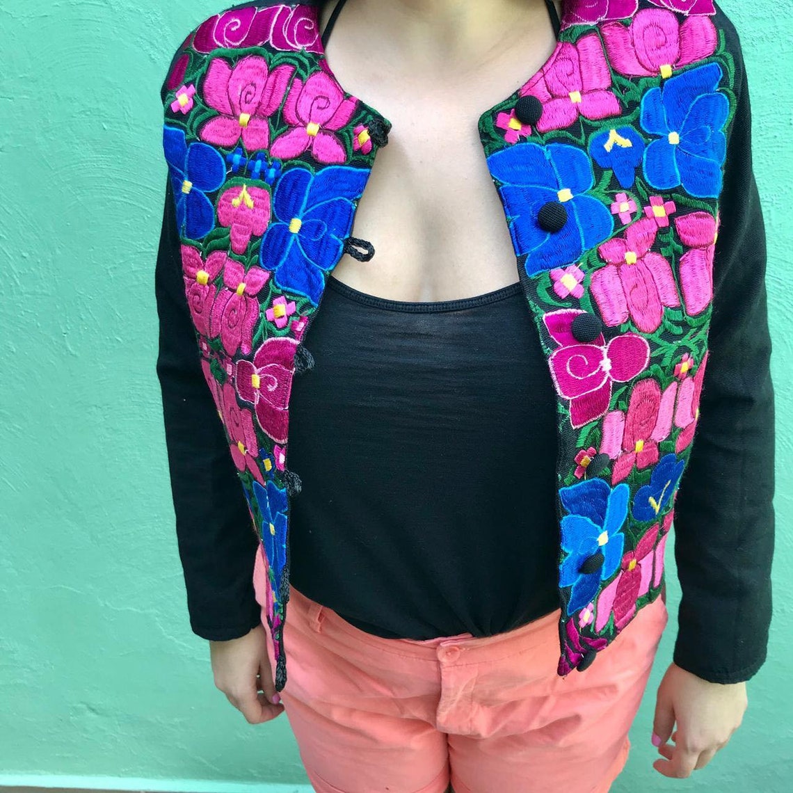 Craft Jacket. Mexican Design. Warm Jacket. Multicolor - Etsy
