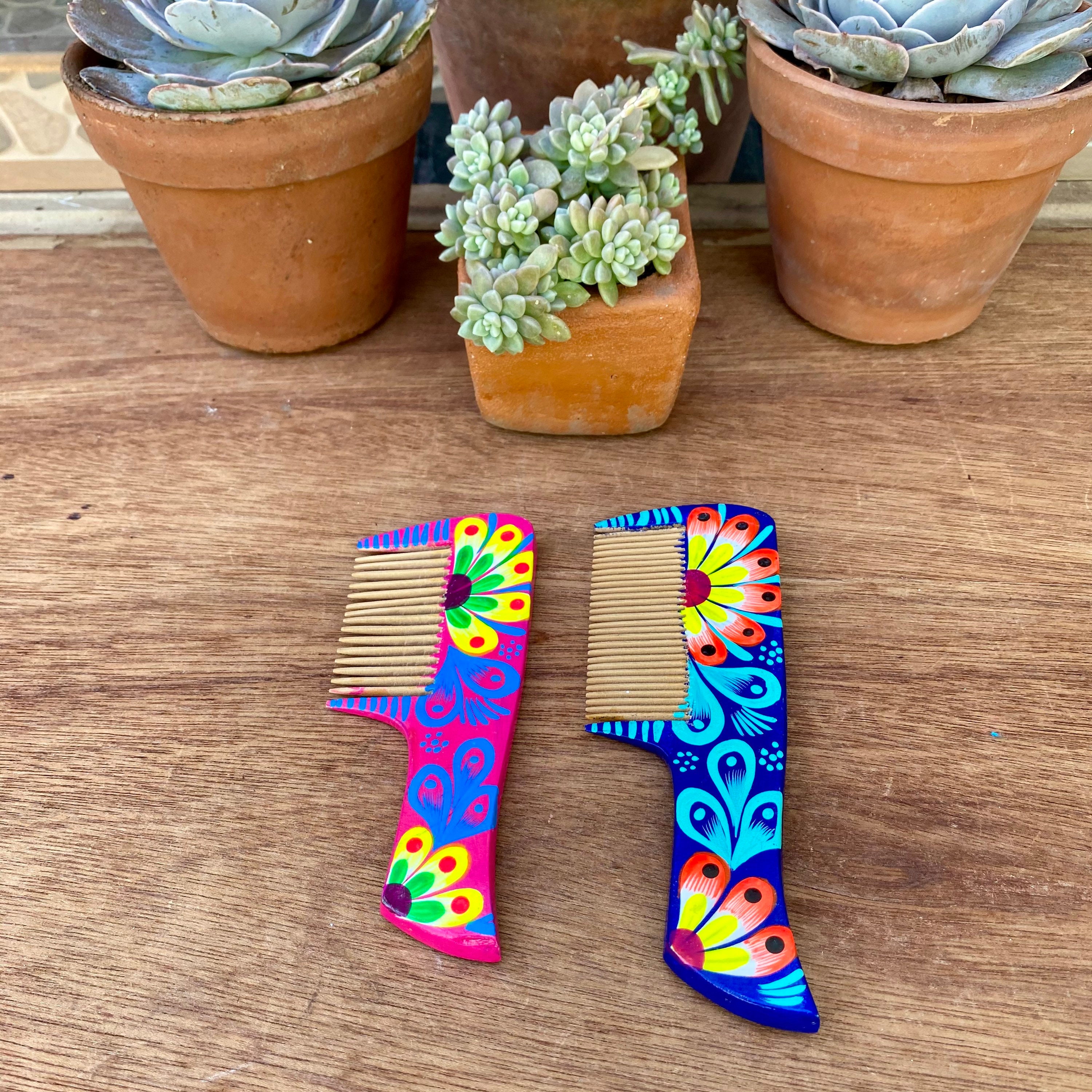 Colourful and Unique Comb. Artisanal Handmade Comb. Hand - Etsy UK