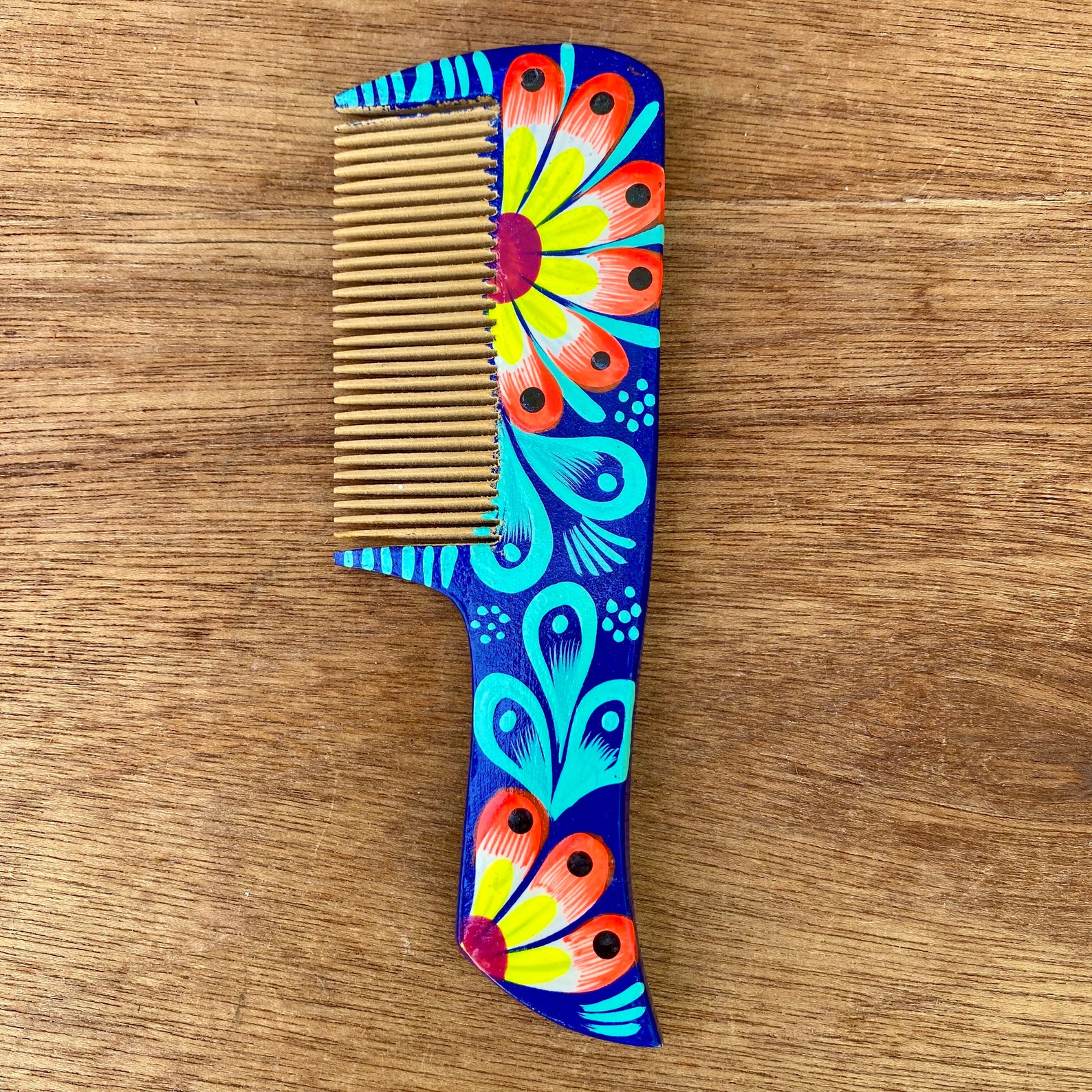 Colourful and Unique Comb. Artisanal Handmade Comb. Hand - Etsy UK