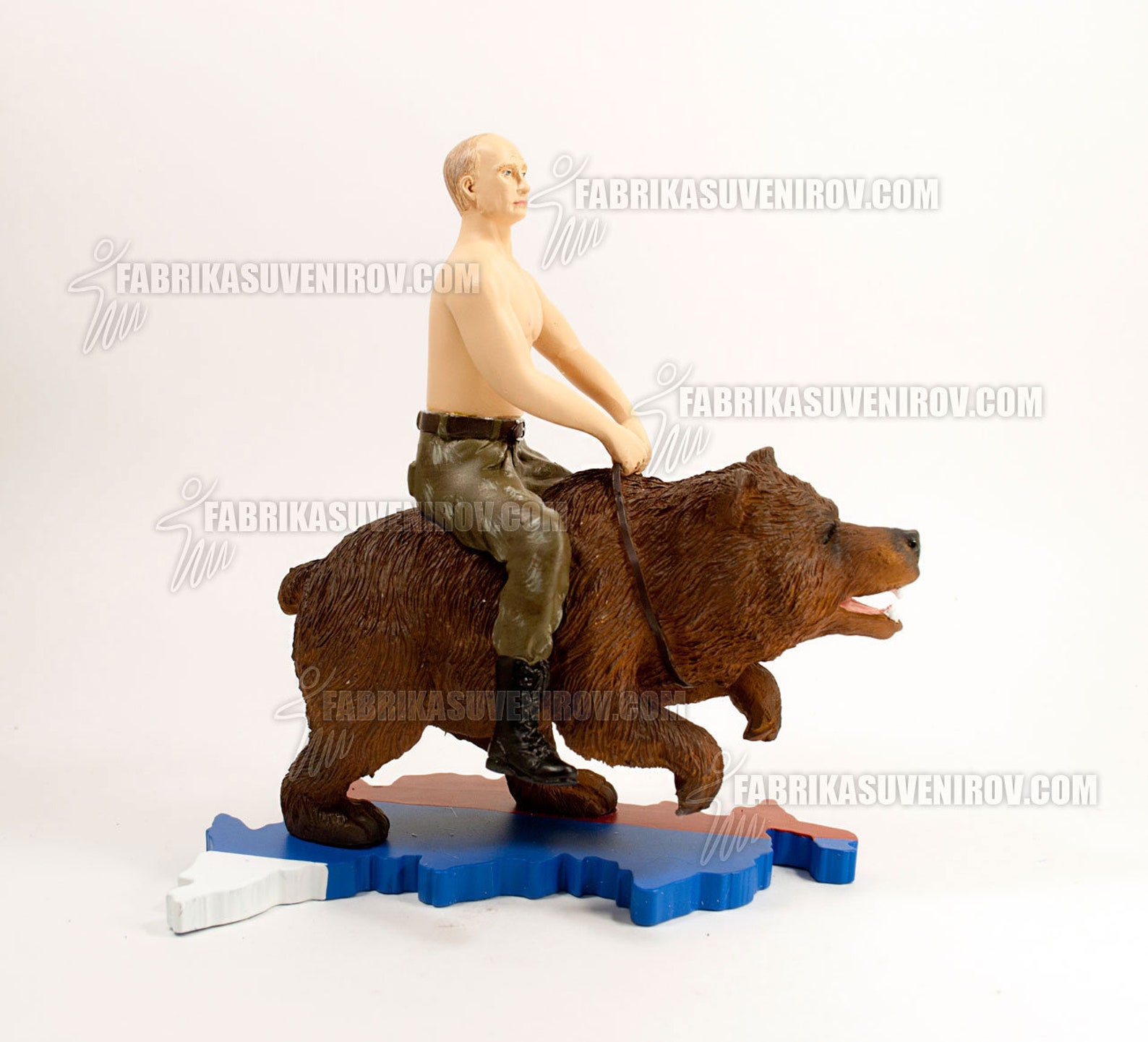 UK Putin riding bear famous figure PRESIDENT collectible gift | Etsy