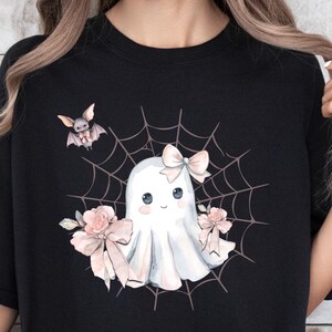 Halloween Ghost Cutesy Cute Ghost Girly Halloween - Etsy