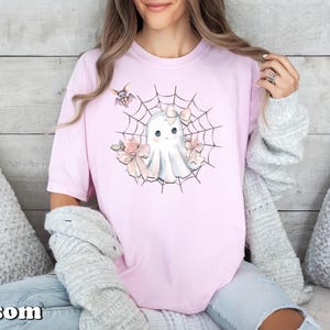 Halloween Ghost Cutesy Cute Ghost Girly Halloween - Etsy