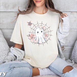 Halloween Ghost Cutesy Cute Ghost Girly Halloween - Etsy