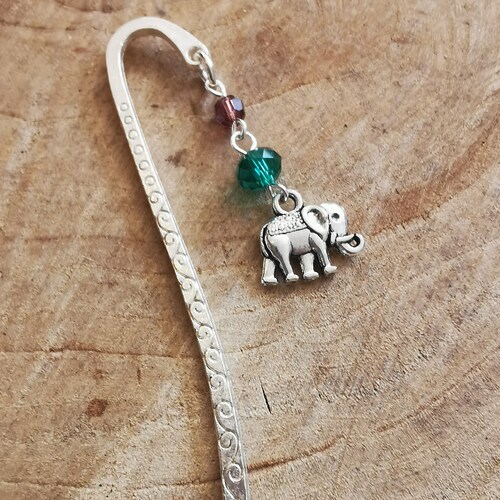 Felt Miniature Elephant Bookmark Book Lovers Gift Animal - Etsy