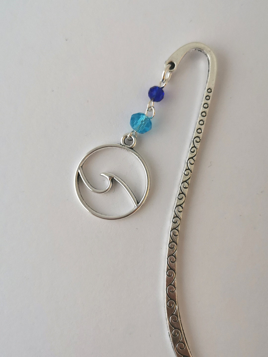 Silver Wave Bookmark: Surfer Gift, Ocean Lover - Etsy